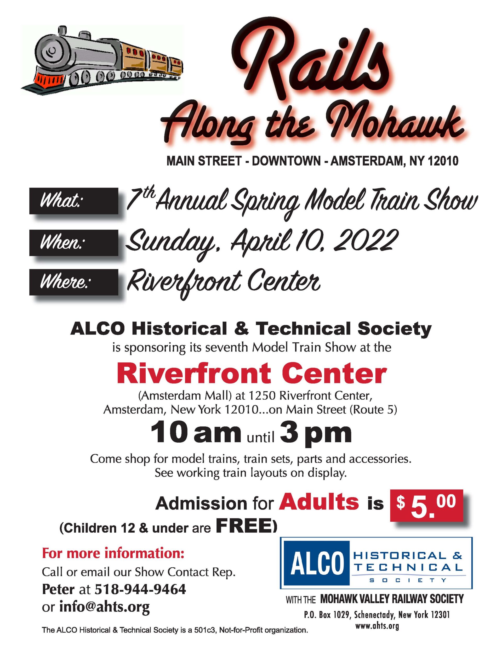 7th Annual "Rails Along the Mohawk" Train Show is just around the bend ...